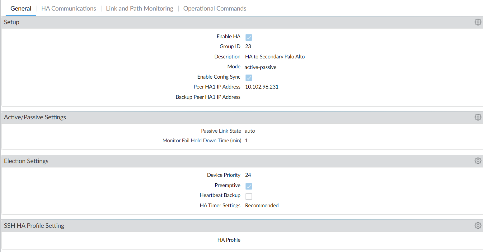 Solved: LIVEcommunity - PA-445 HA Active-Passive , Primary FW shows as Non-functional (Link down ...